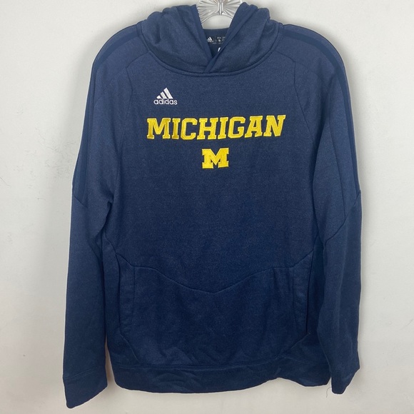 adidas | Shirts | Adidas Michigan Hoodie | Poshmark